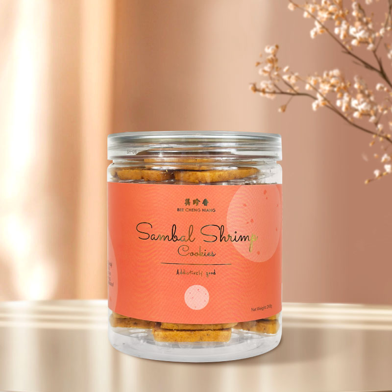 Sambal Shrimp Cookies 240g | Bee Cheng Hiang | Asia's Famous Bakkwa