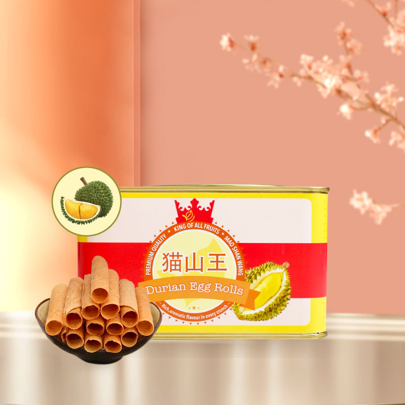 Durian Egg Rolls 280g | Bee Cheng Hiang | Asia's Famous Bakkwa