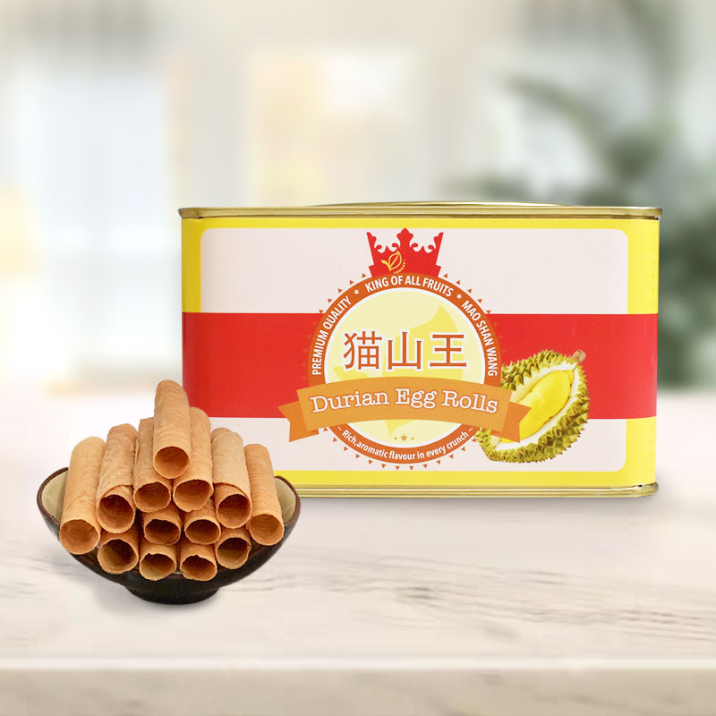 Durian Egg Rolls 280g | Bee Cheng Hiang | Asia's Famous Bakkwa
