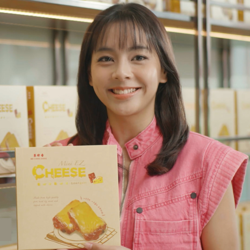Mini EZ Cheese Box 208g | Bee Cheng Hiang | Asia's Famous Bakkwa