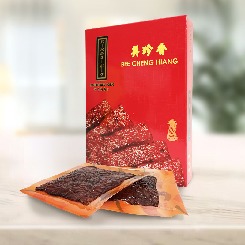 Sliced Pork 480g x 12 | Bee Cheng Hiang | Asia's Famous Bakkwa